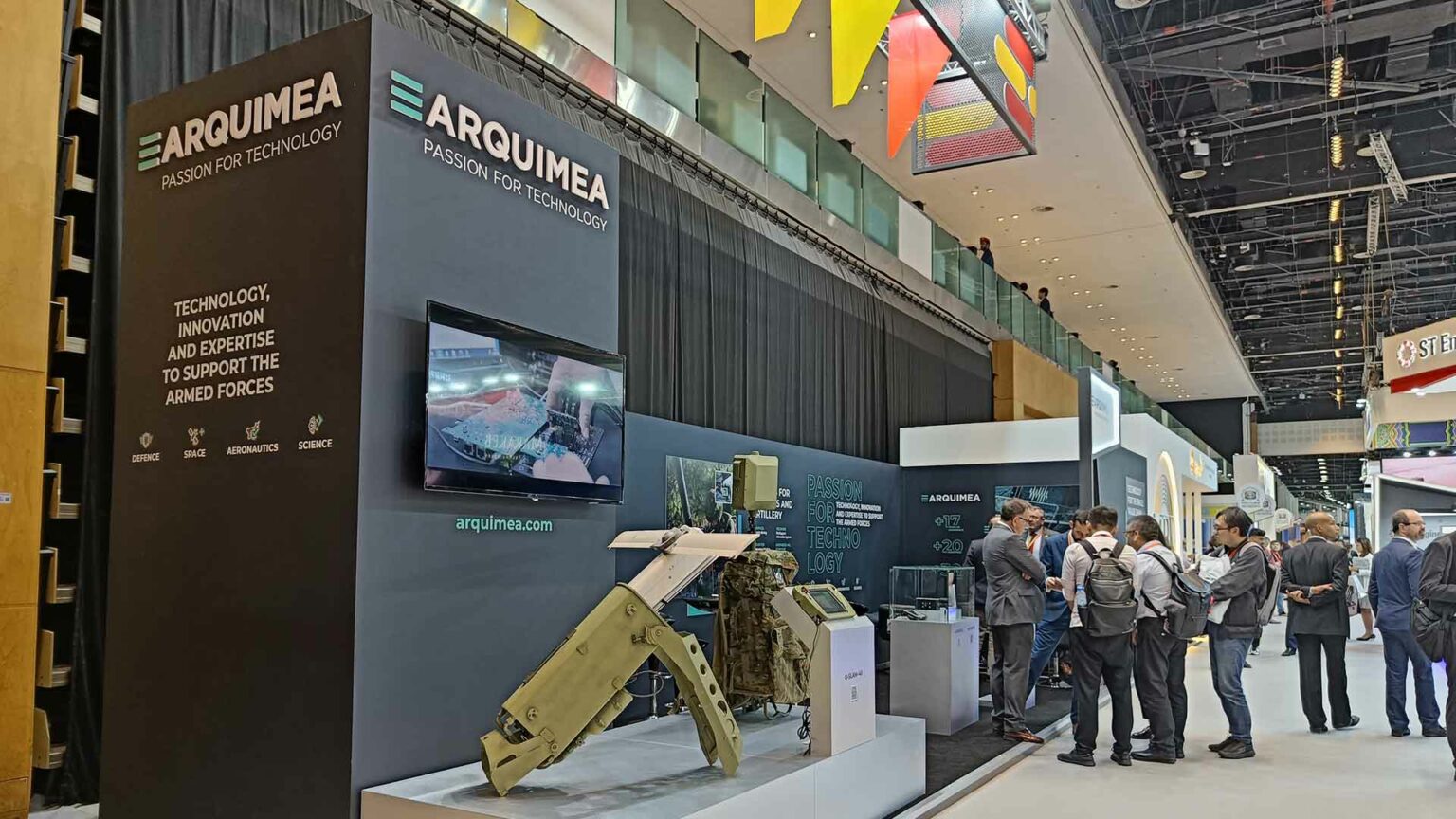 Nuestro sistema merodeador completo en IDEX 2023 | ARQUIMEA